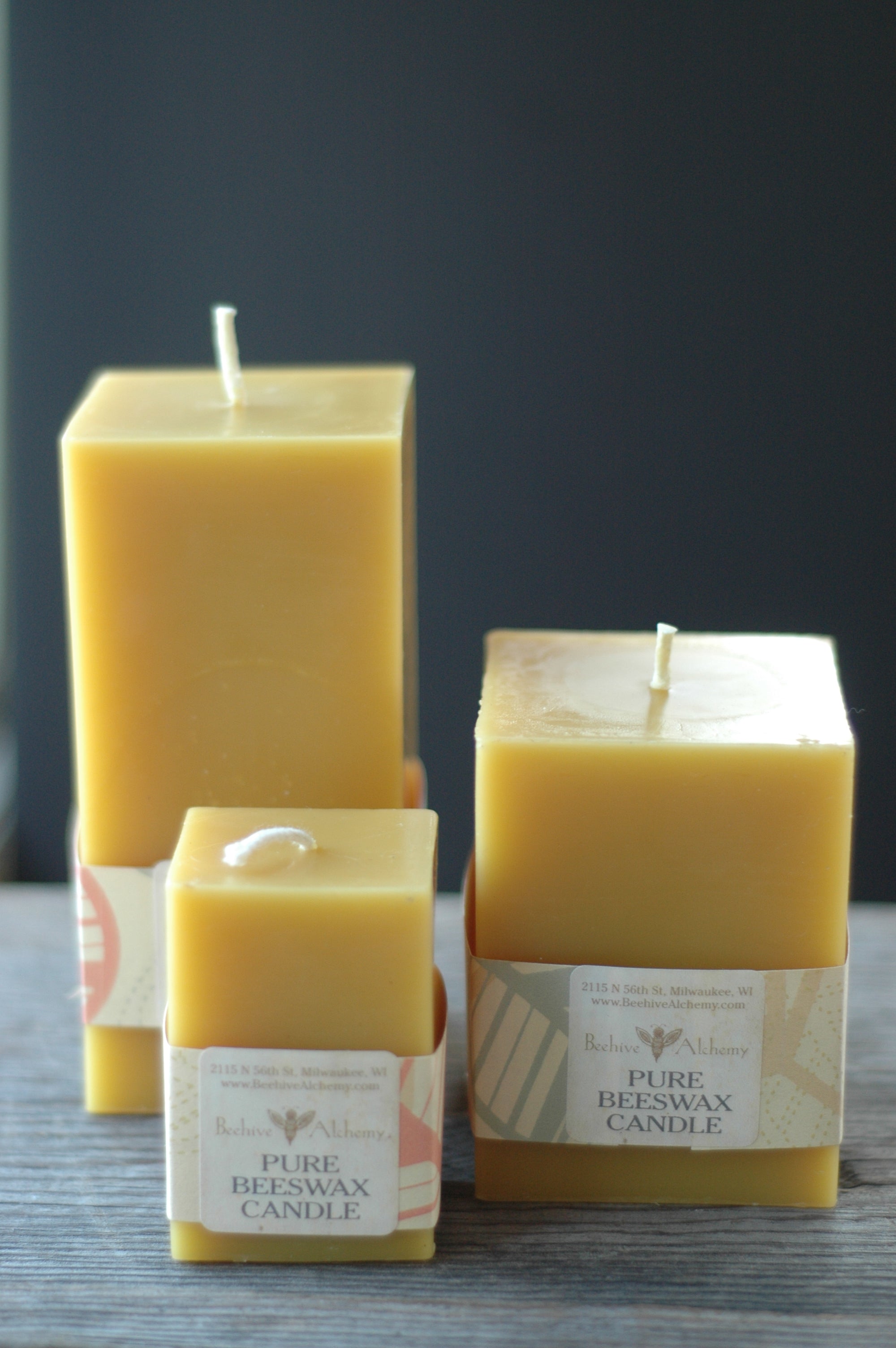 Square & Rectangular Pillar Candles – Beehive Alchemy